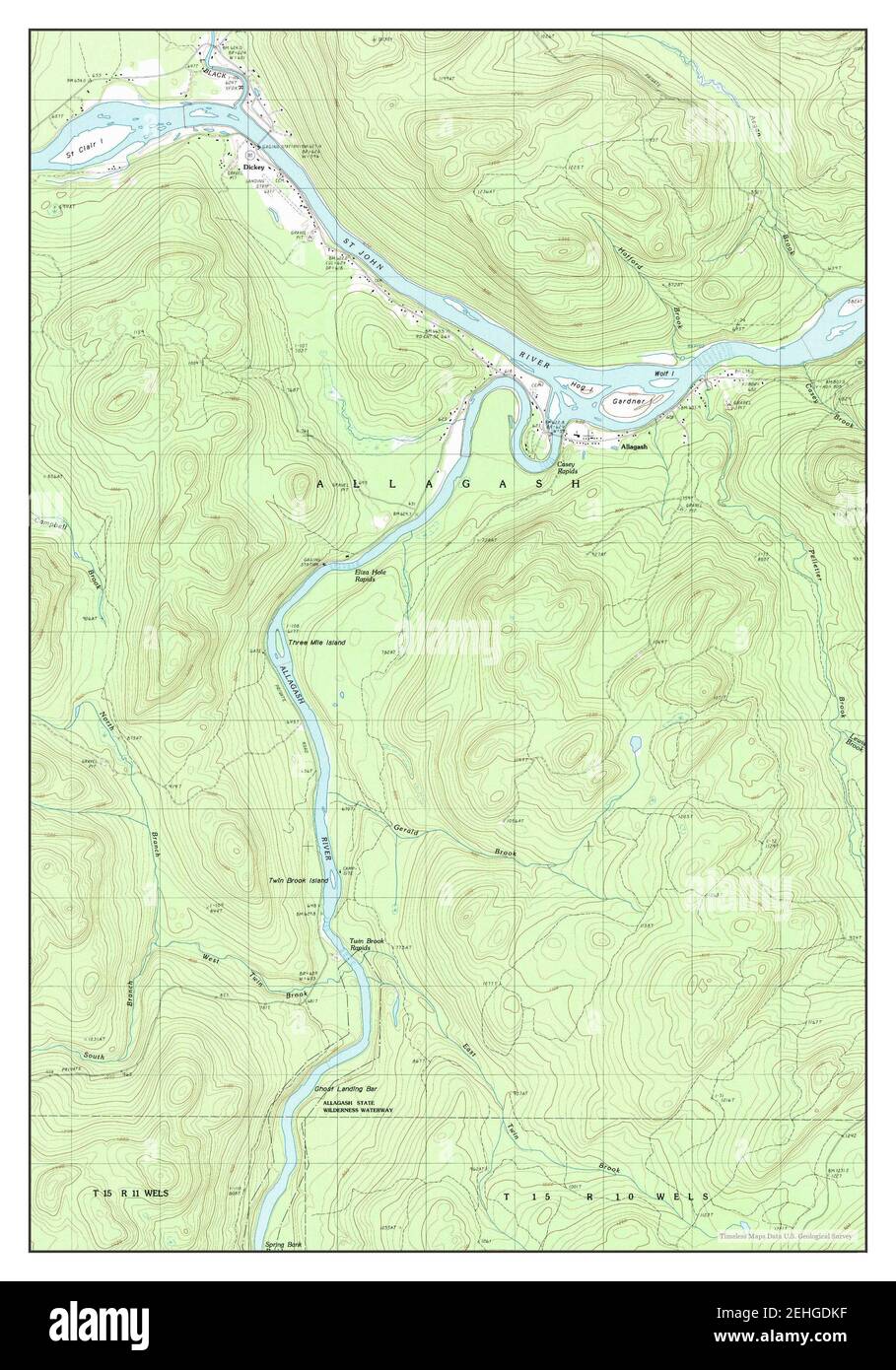 Allagash River Water Levels