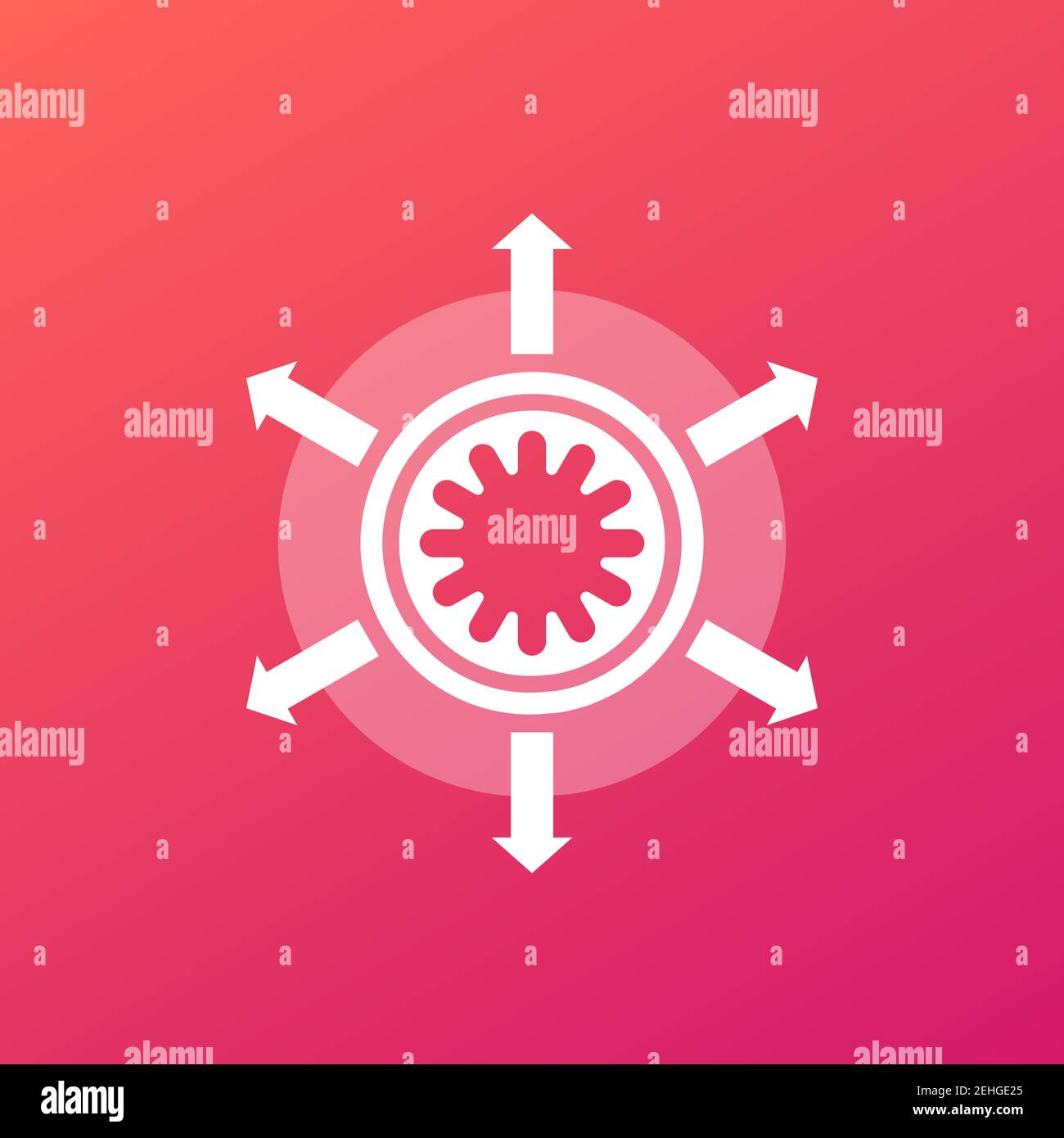 virus outbreak, spread vector icon Stock Vector Image & Art - Alamy