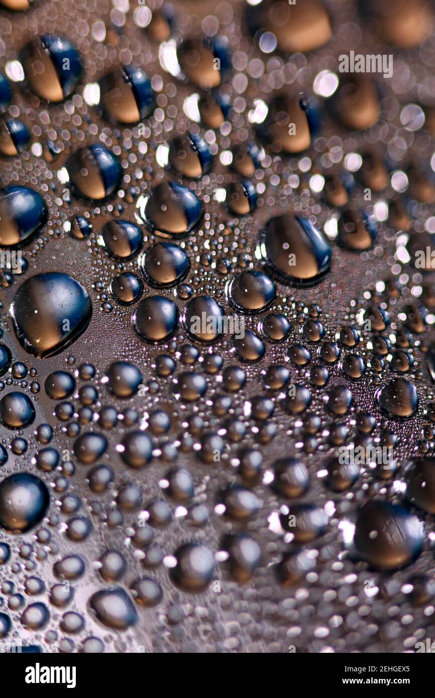 Colorful water drops close up modern dreamy wet background high quality ...