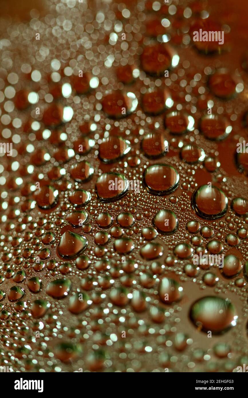 Colorful water drops close up modern dreamy wet background high quality ...