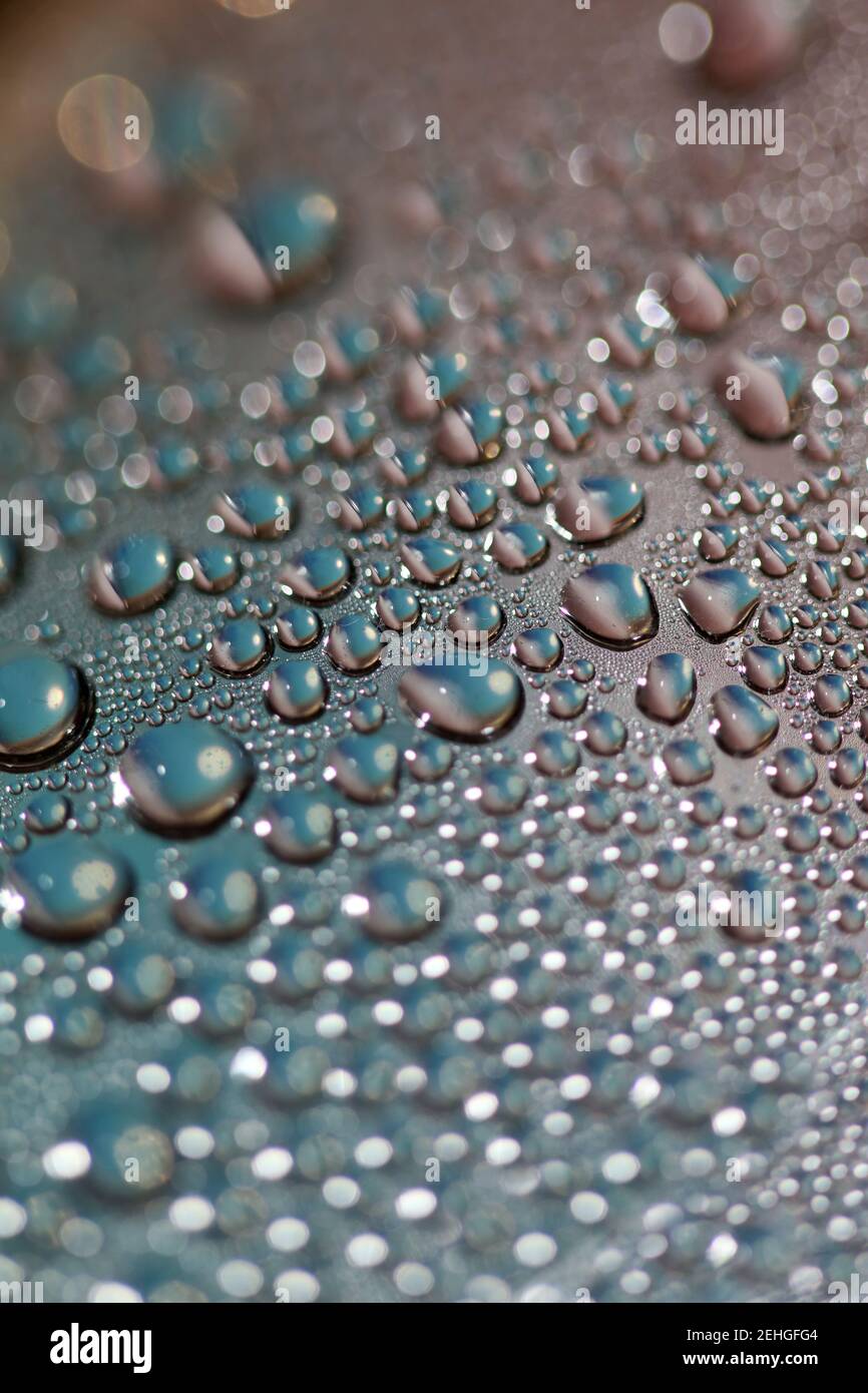 Colorful water drops close up modern dreamy wet background high quality ...