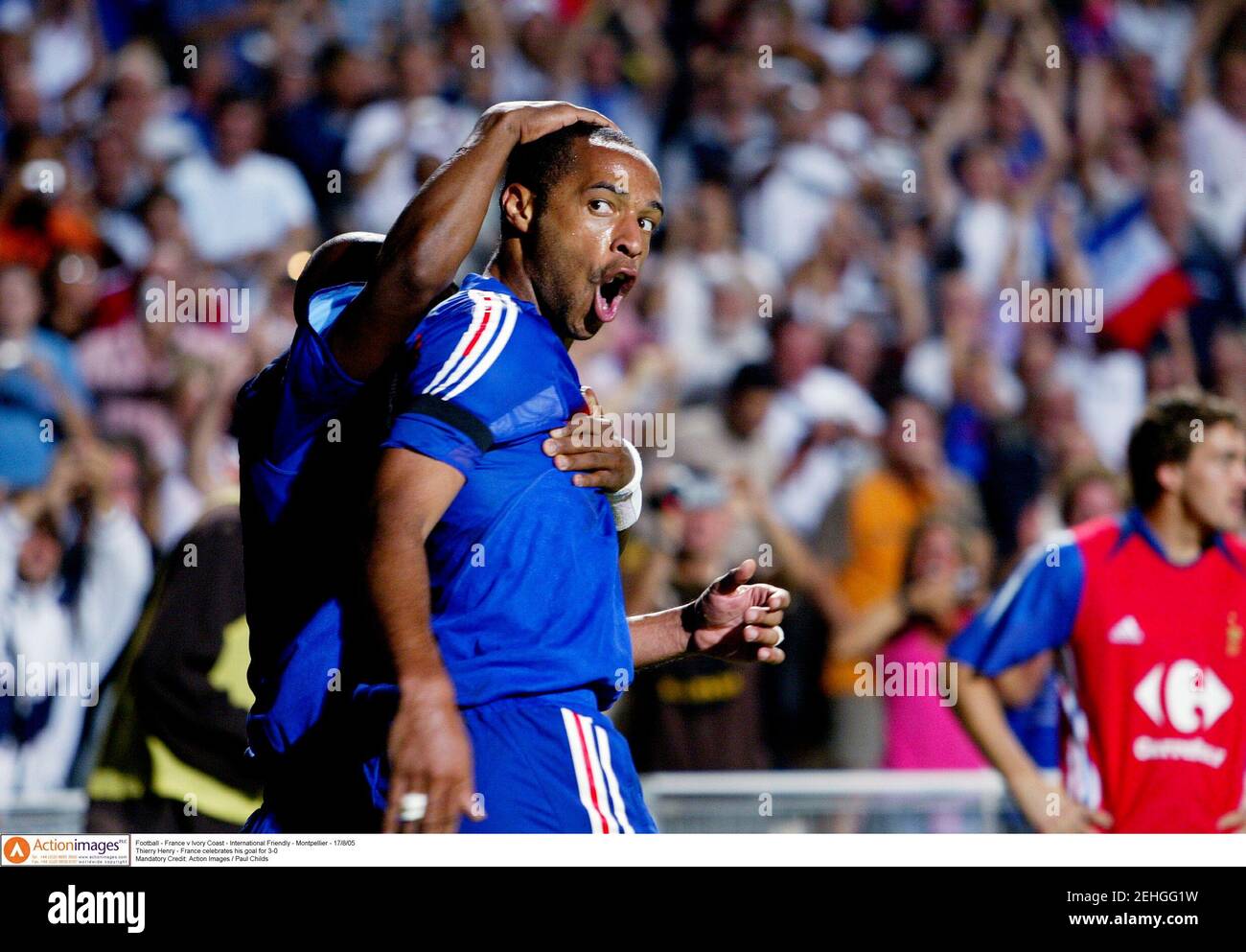 Thierry henry france celebrates hi-res stock photography and images - Alamy