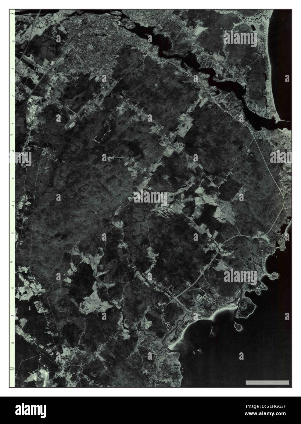 Map of biddeford hi-res stock photography and images - Alamy