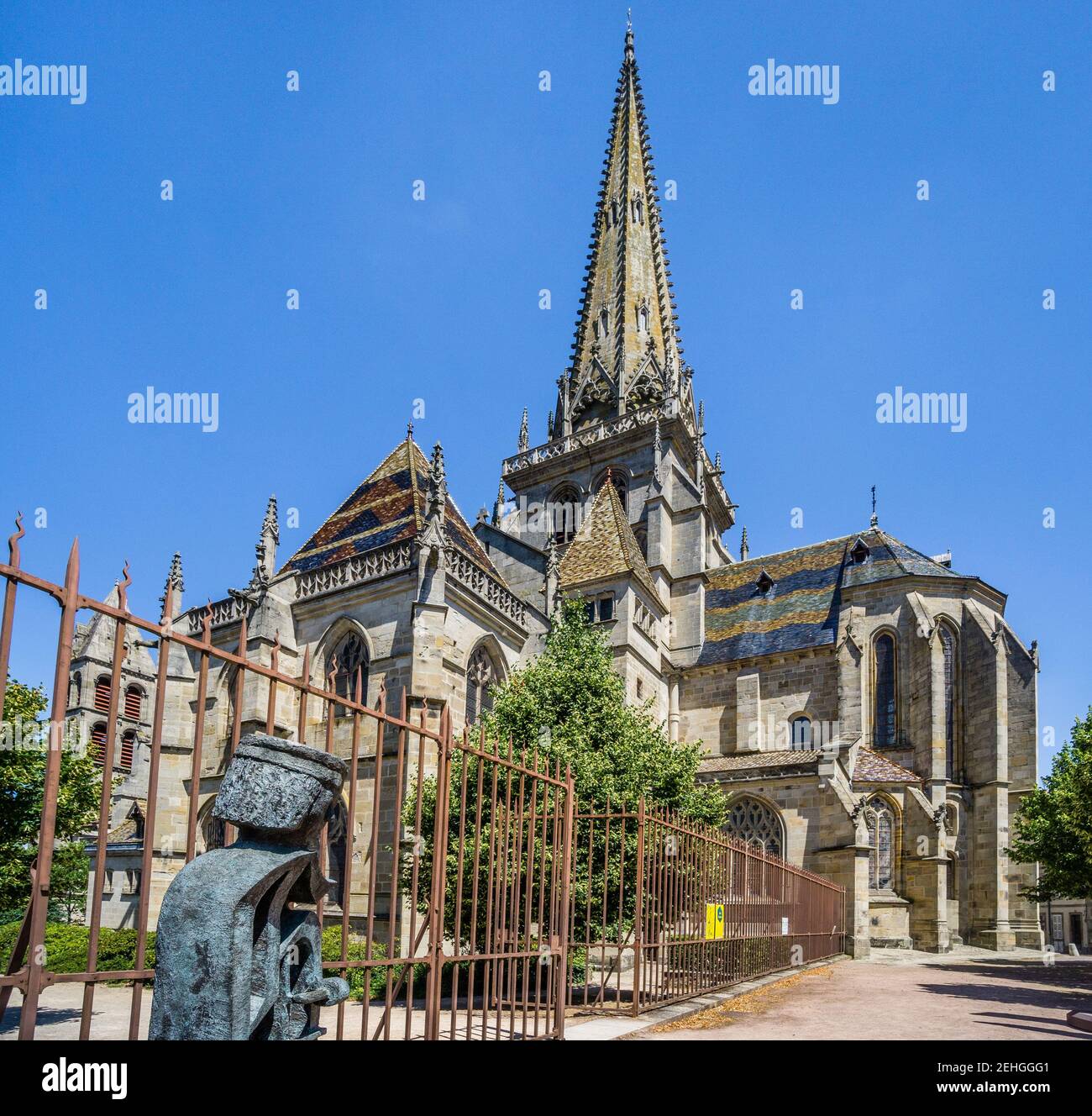Cathedral of saint lazarus of autun hi-res stock photography and images ...