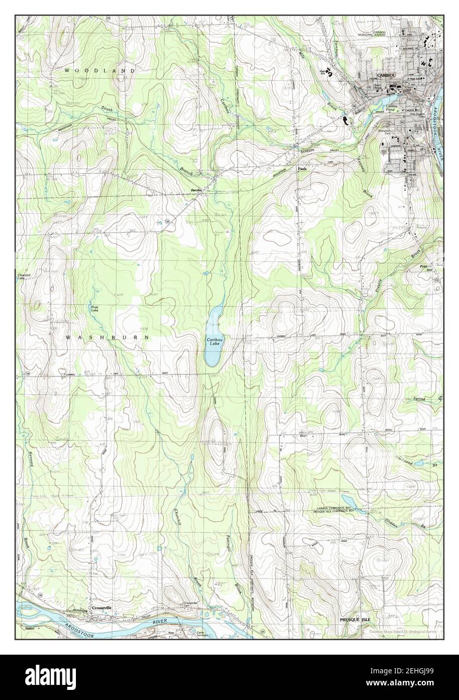 Caribou map Cut Out Stock Images & Pictures - Alamy