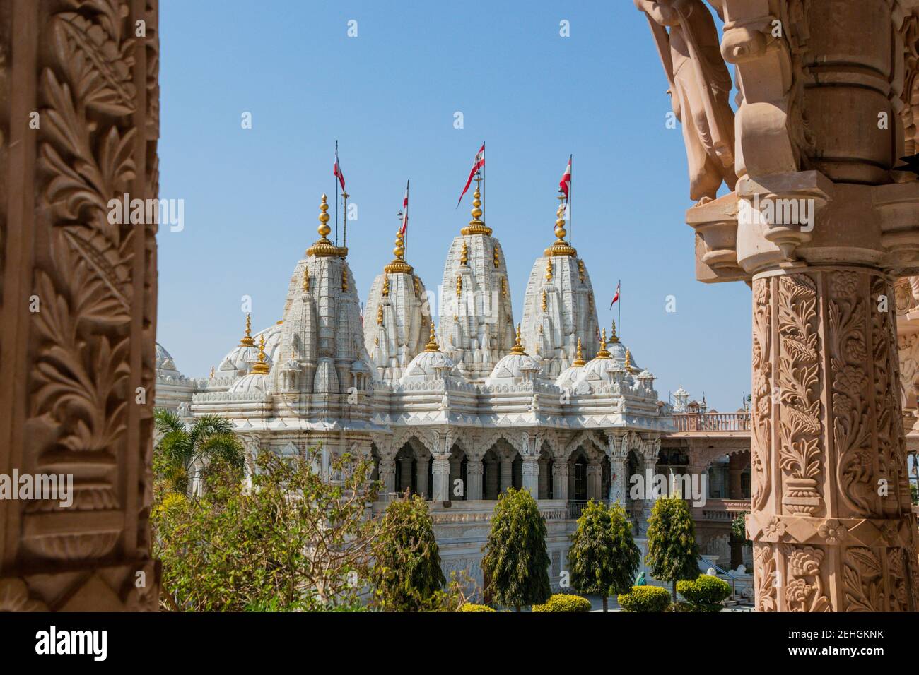 Shree Swaminarayan Temple in Bhuj Stock Photo - Alamy