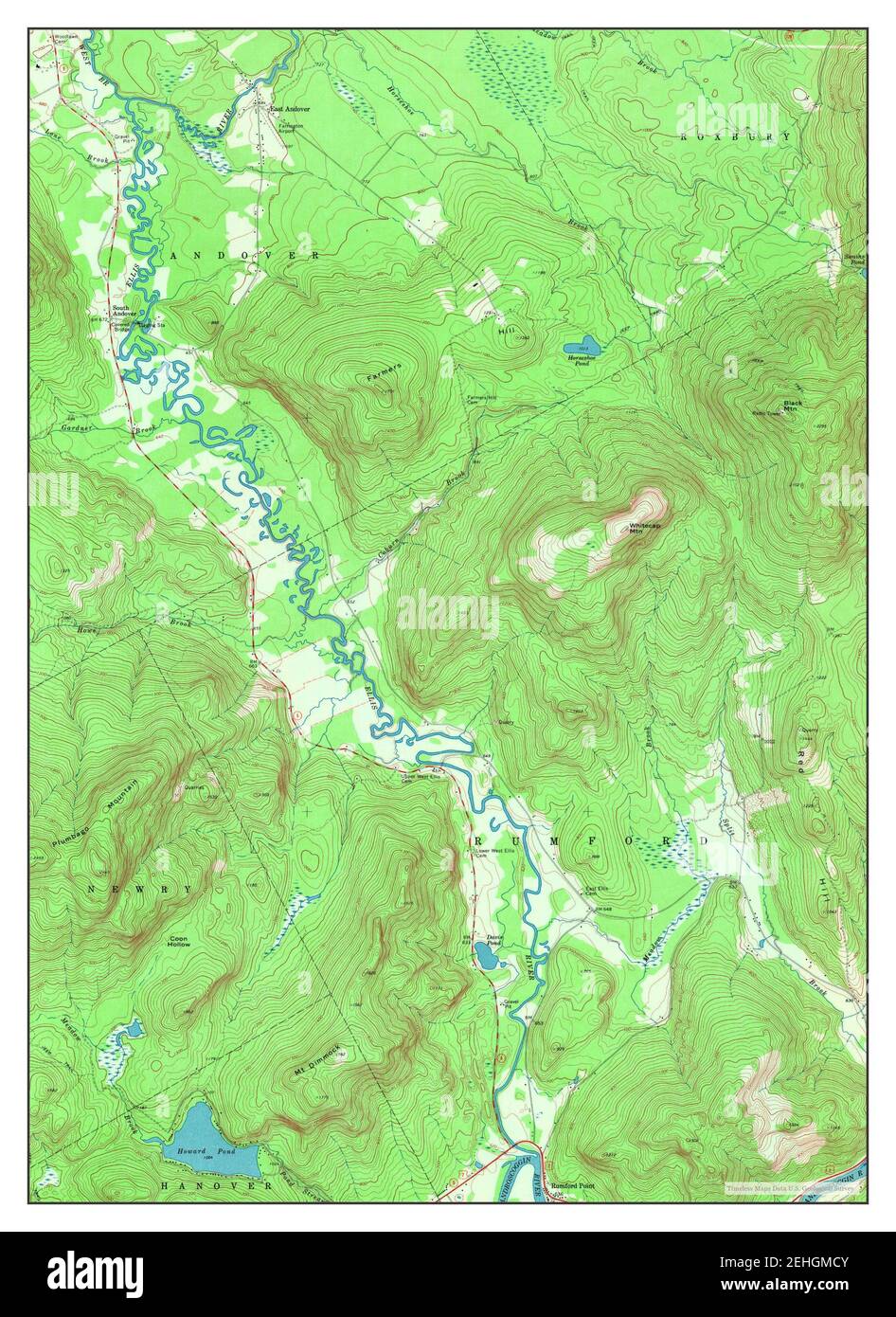 Map Of Andover Maine