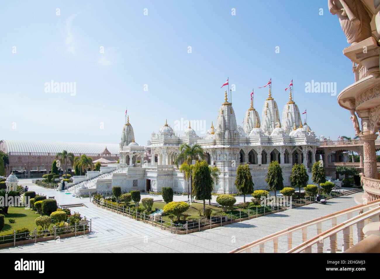 Shree Swaminarayan Temple in Bhuj Stock Photo - Alamy