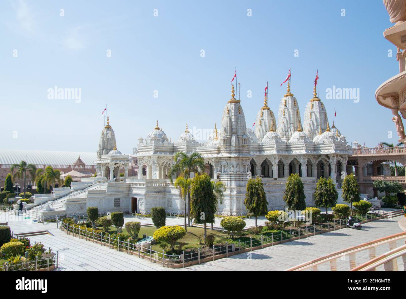 Shree Swaminarayan Temple in Bhuj Stock Photo - Alamy