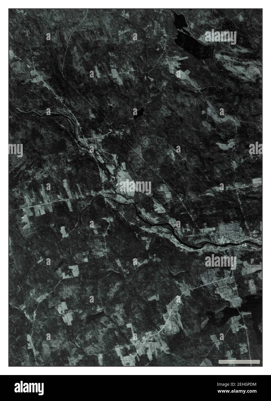 Guilford NW, Maine, map 1975, 1:24000, United States of America by ...