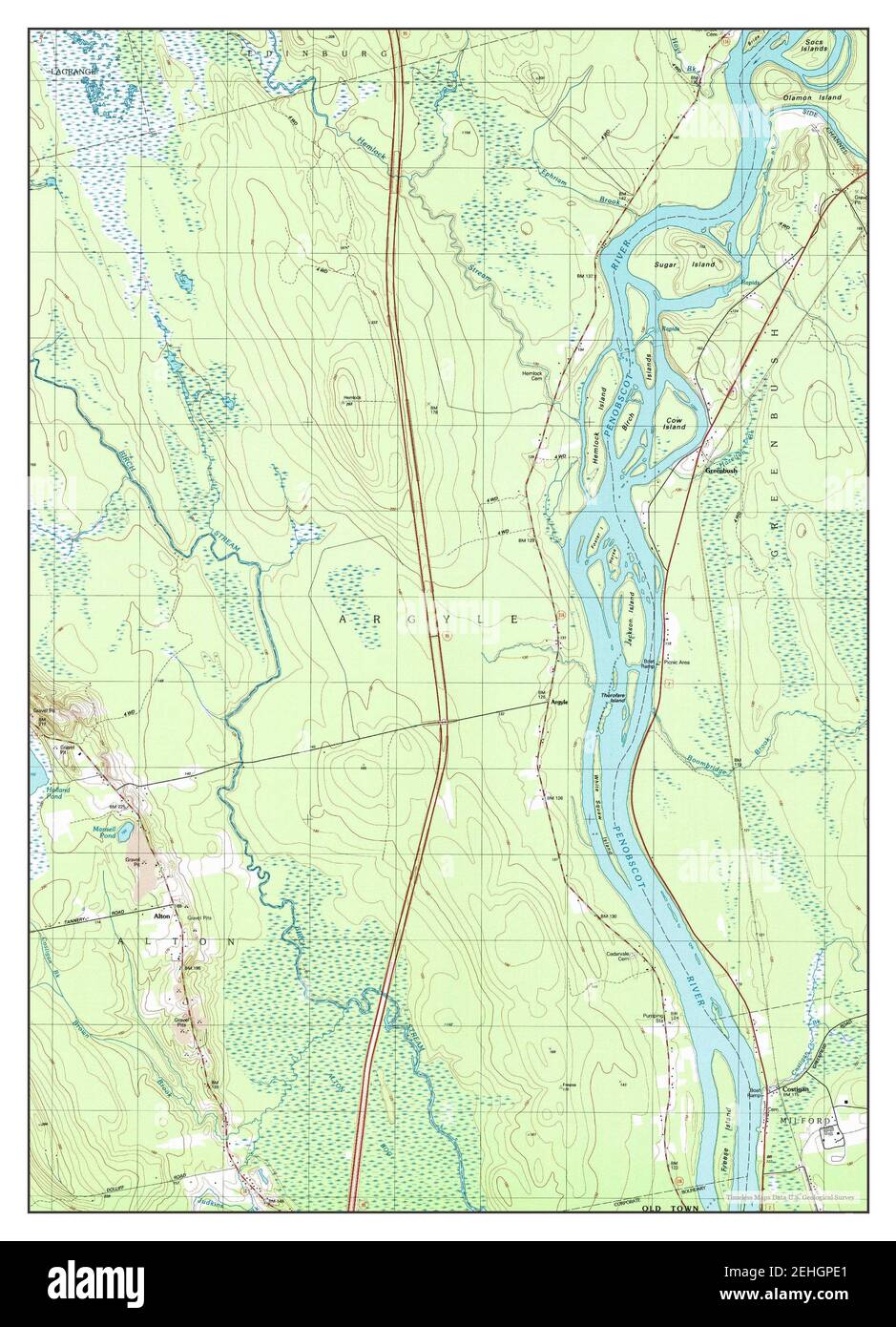 Map of greenbush hi-res stock photography and images - Alamy