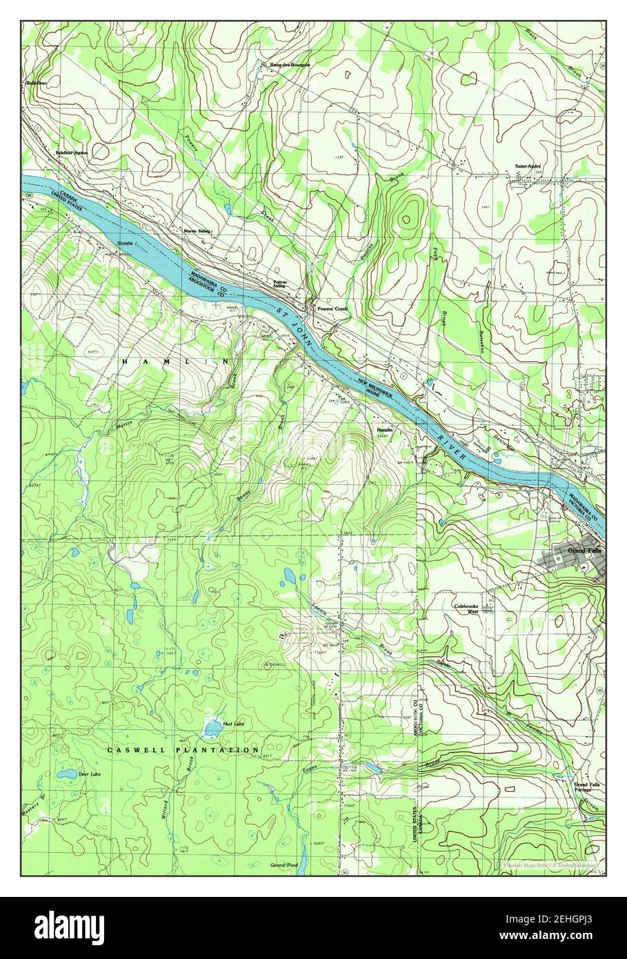 Map of hamlin hi-res stock photography and images - Alamy