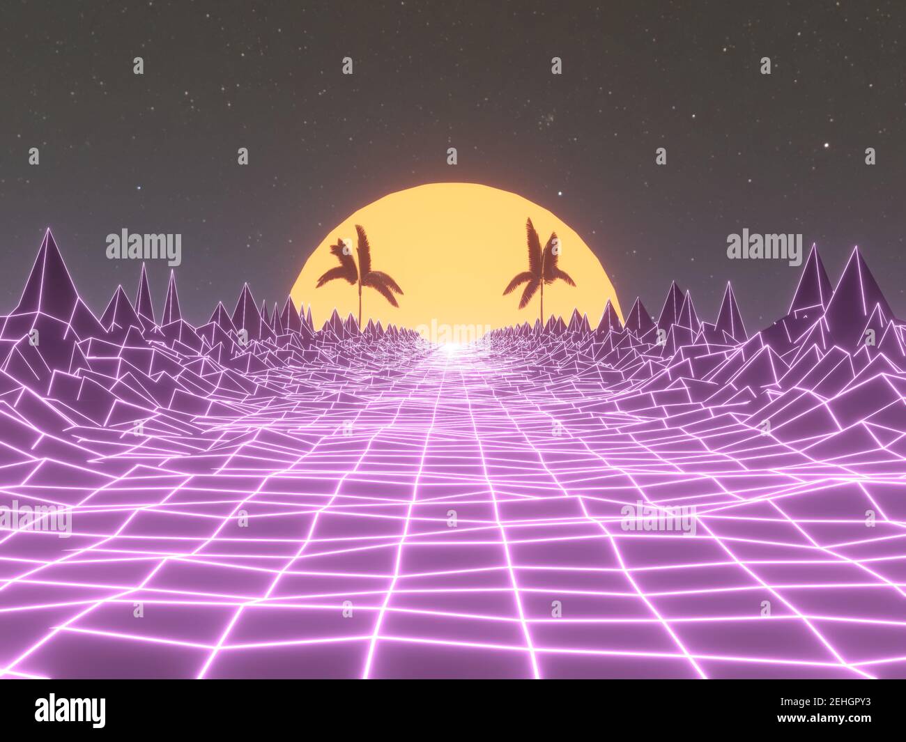 Digital 80s abstract background. Retro dance party background ...