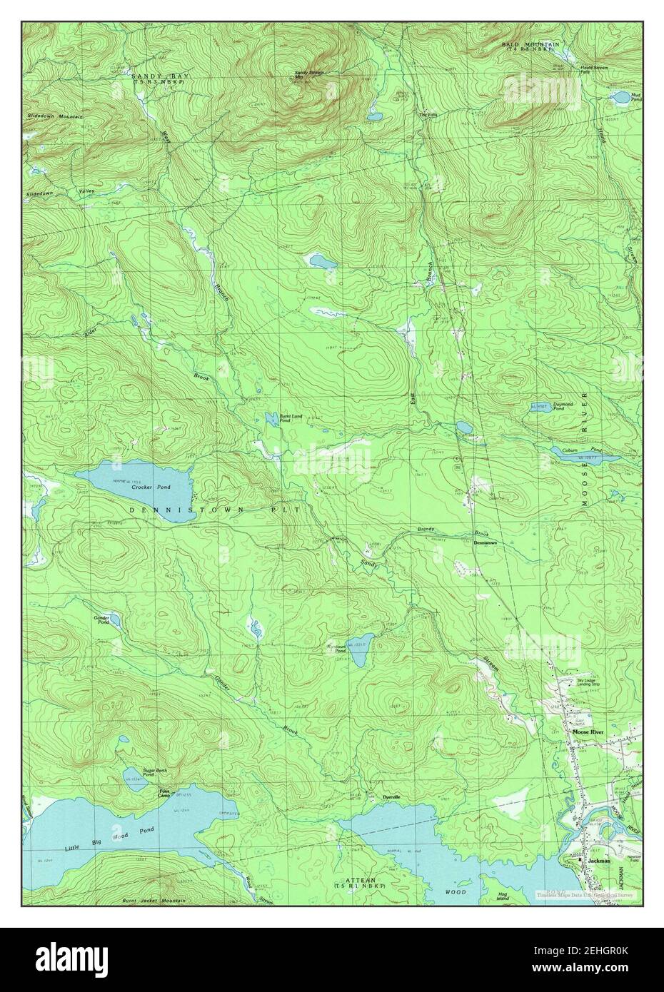 Map of jackman hi-res stock photography and images - Alamy