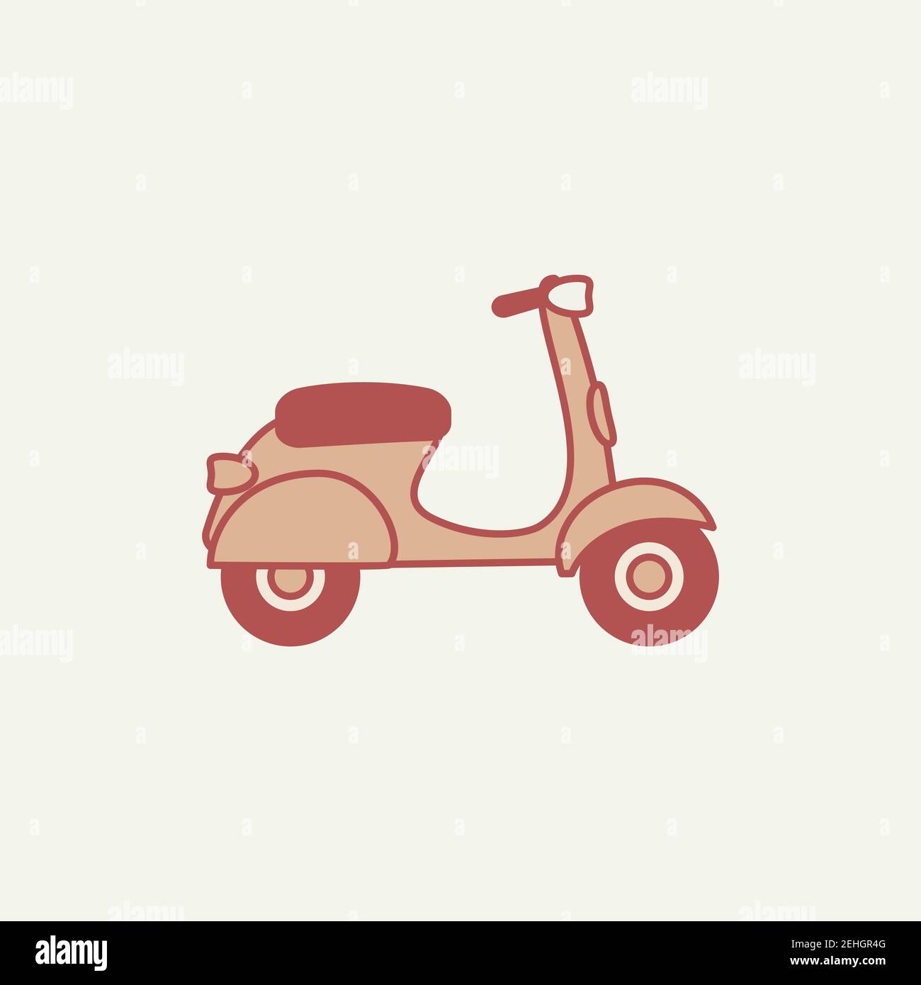 Scooter Isolated Vector Illustration Stock Vector Image & Art - Alamy