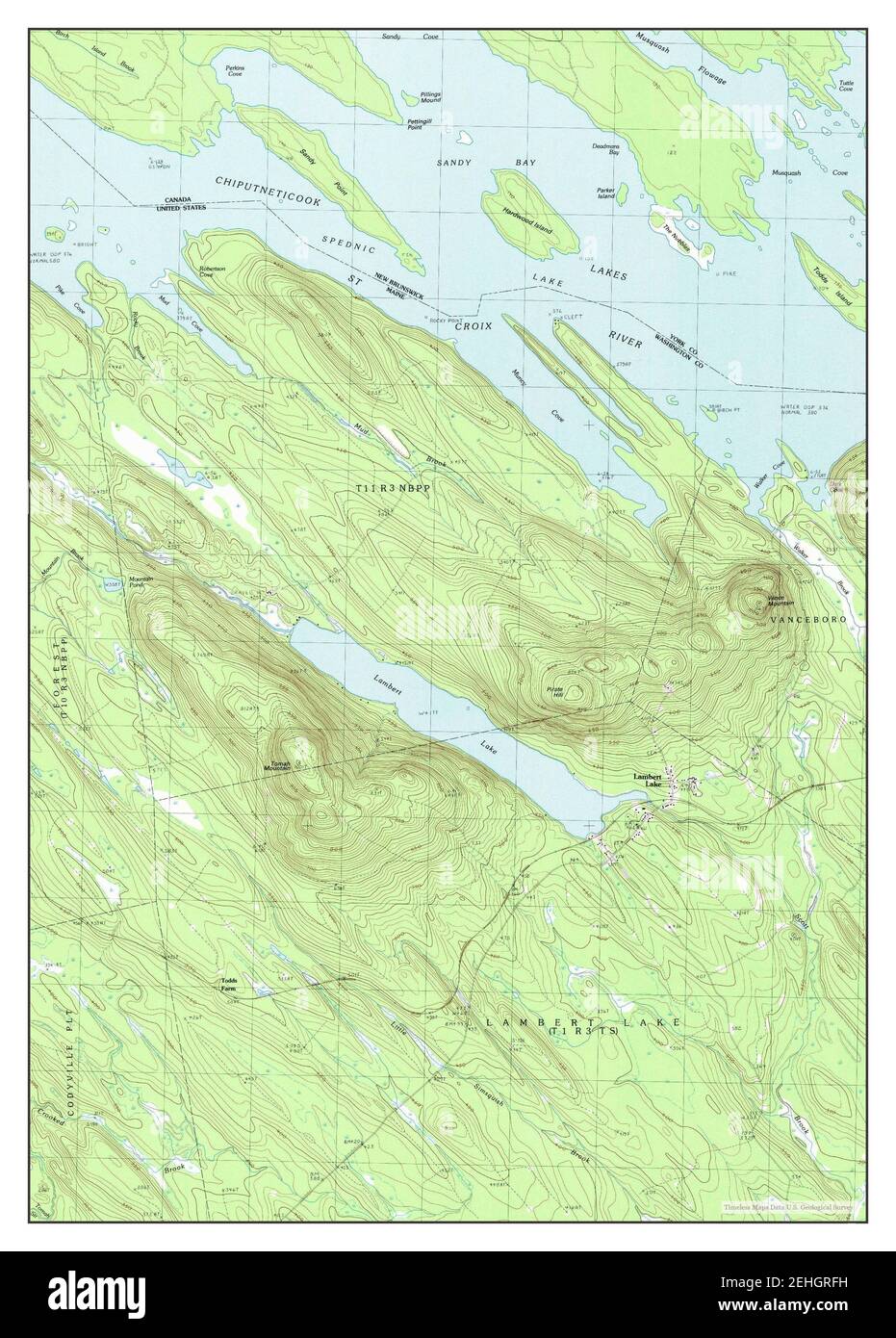 Map Of Lambert High Resolution Stock Photography and Images - Alamy