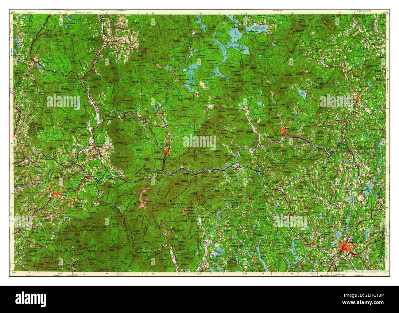 Map of lewiston Cut Out Stock Images & Pictures - Alamy