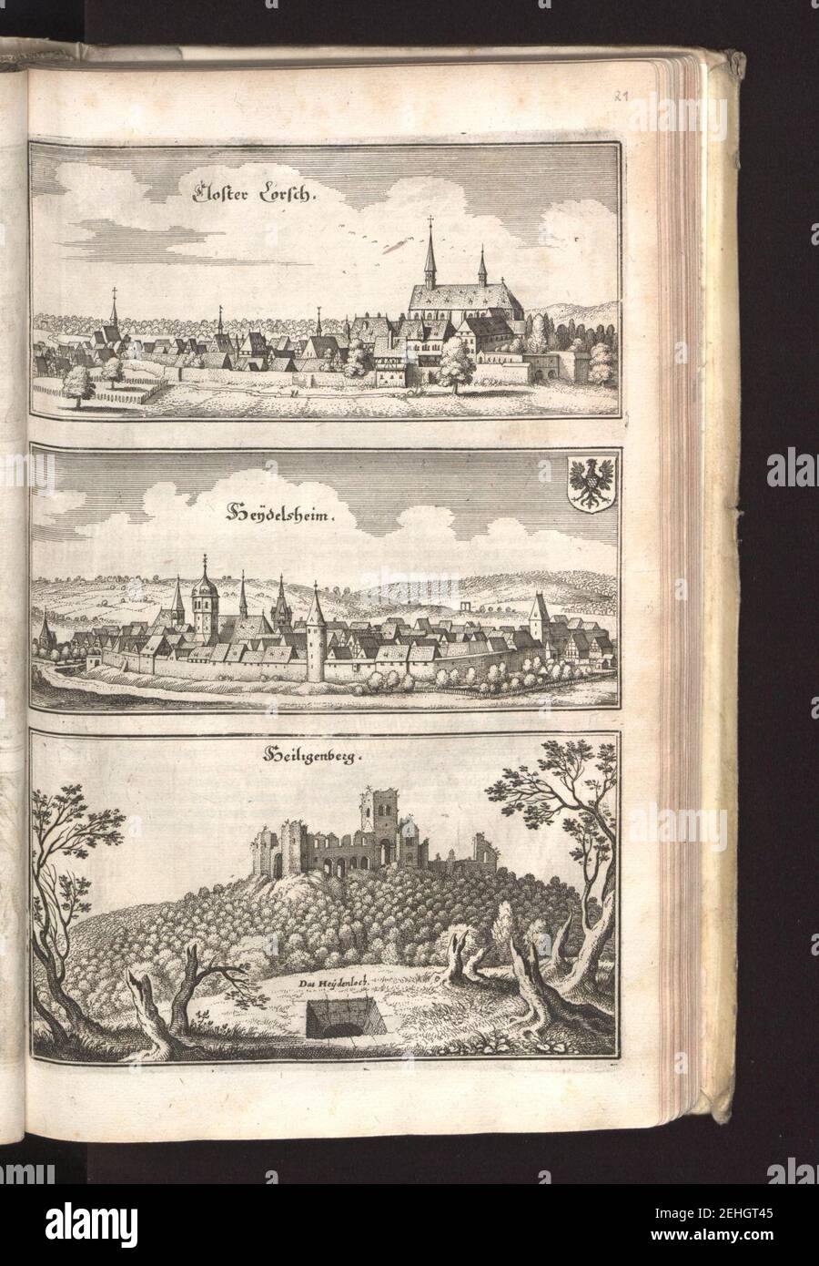 Palatinatus Rheni (Merian) 090 Stock Photo - Alamy