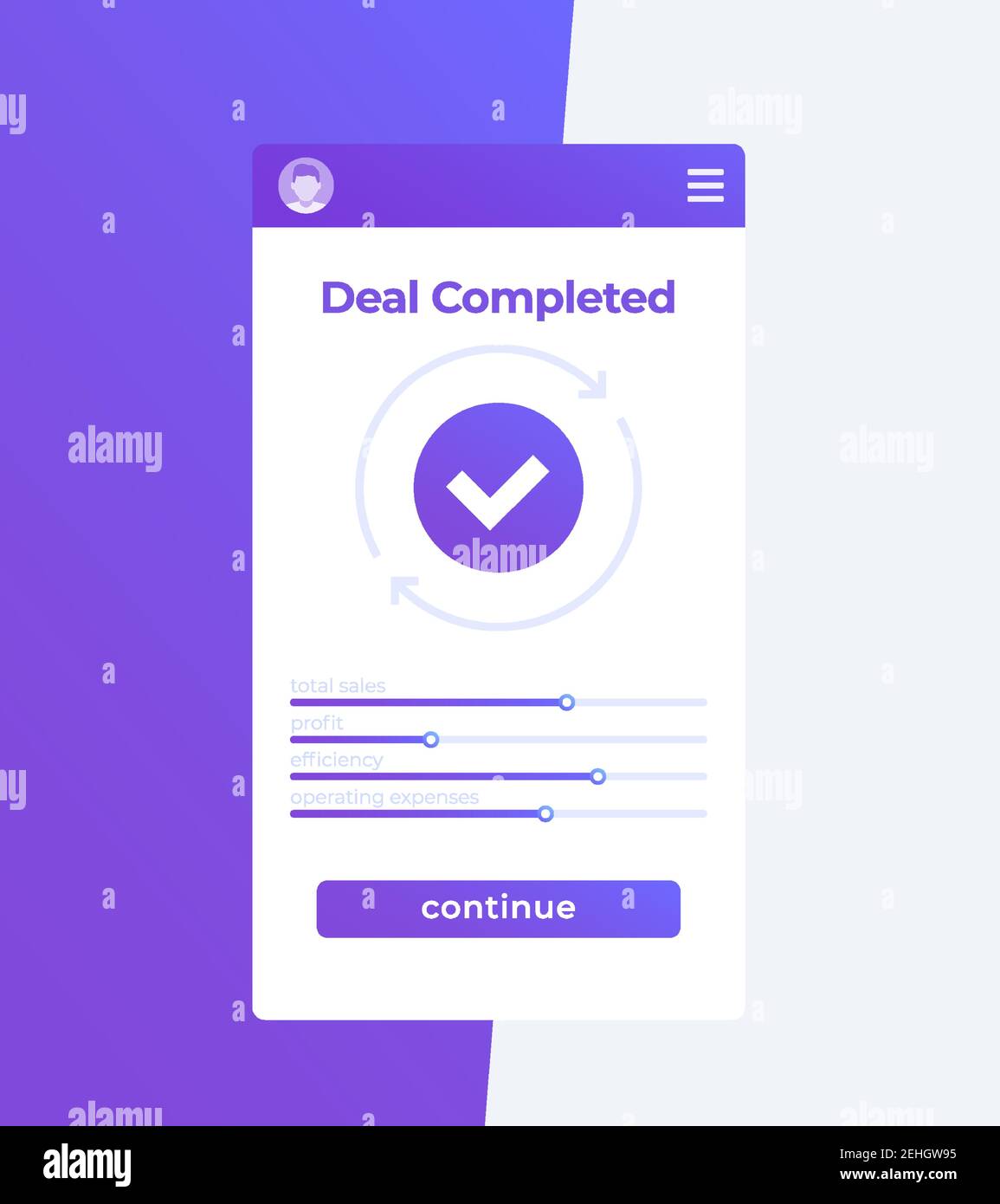 Deal completion Stock Vector Images - Alamy