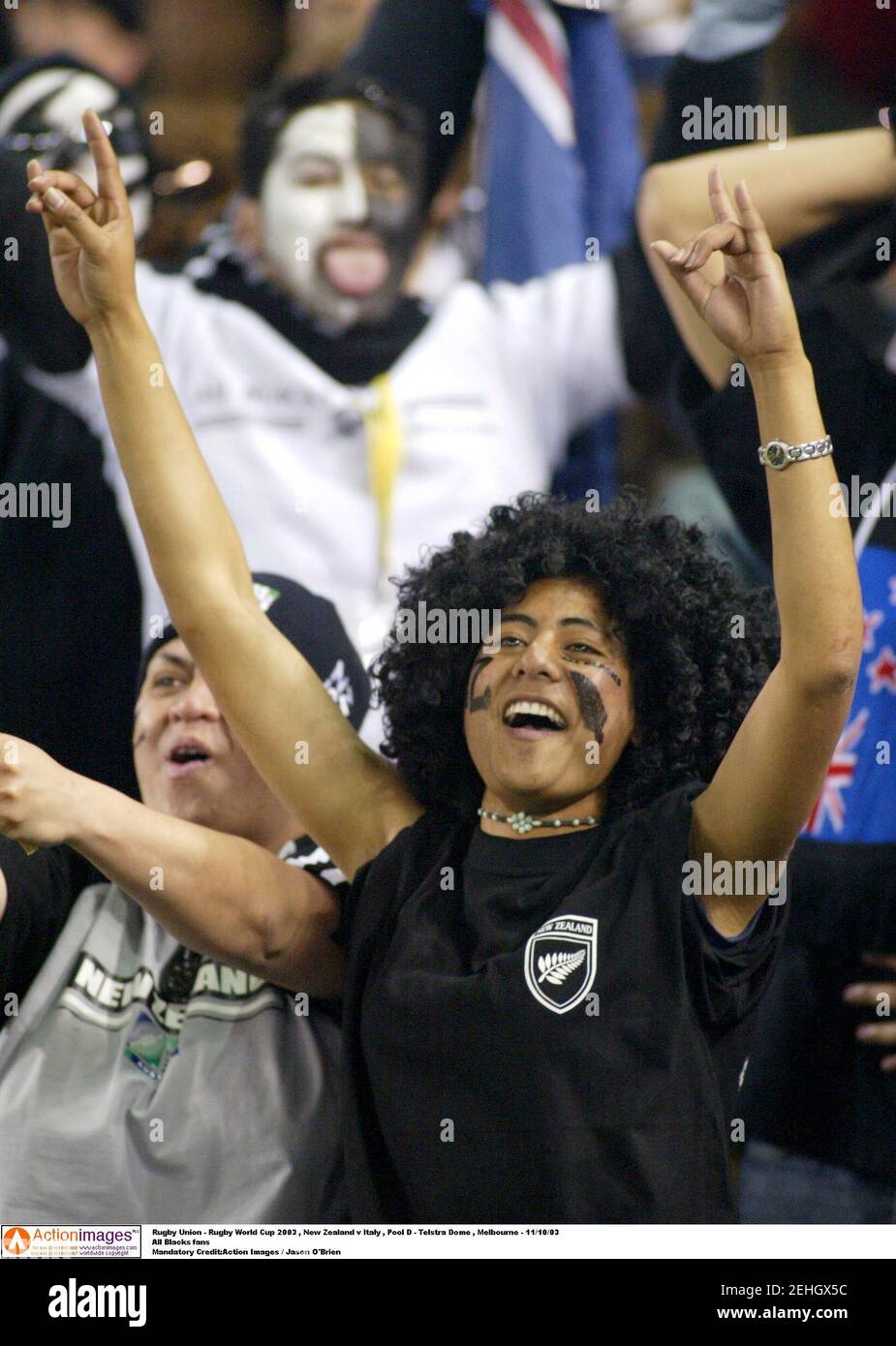 All blacks fans hi-res stock photography and images - Alamy