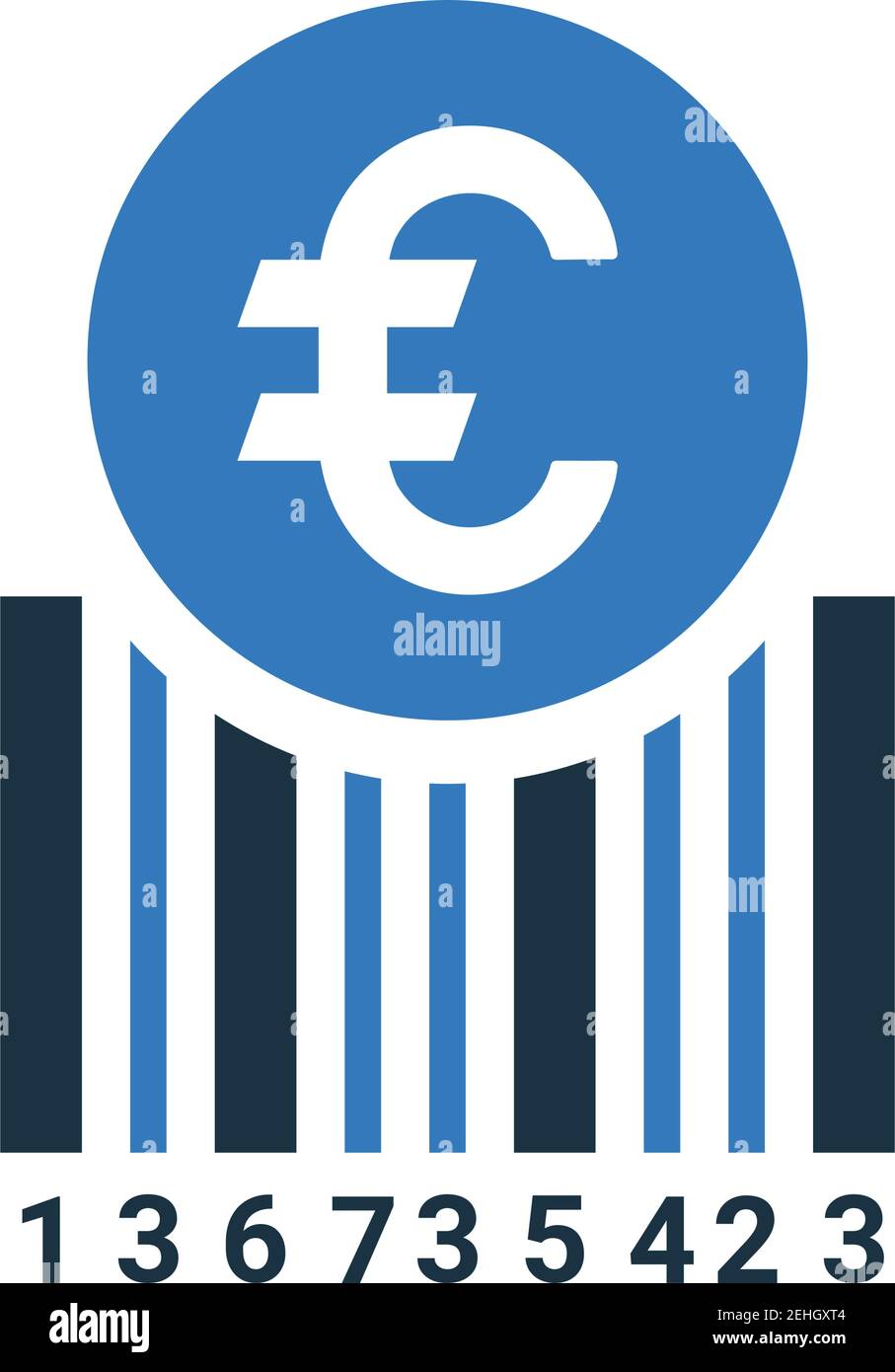 Euro, barcode icon. Well organized and editable Vector design using in ...
