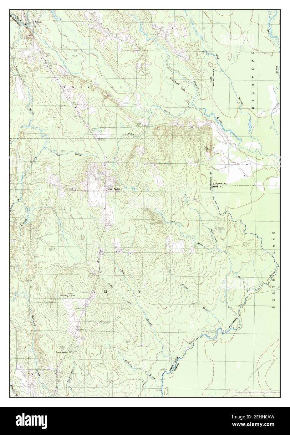 North amity map hi-res stock photography and images - Alamy