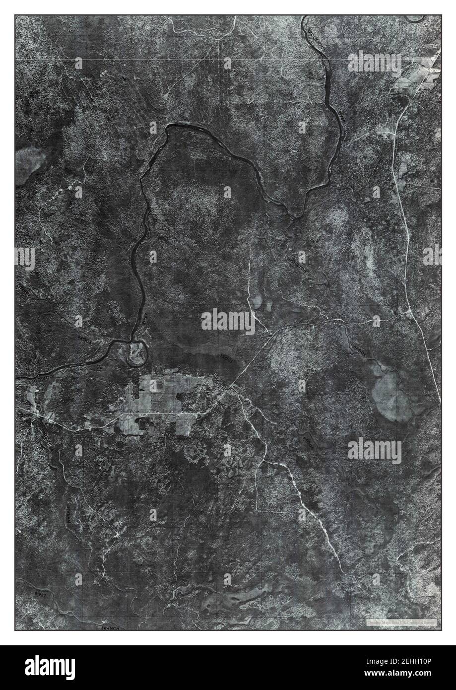 Map of oxbow hi-res stock photography and images - Alamy