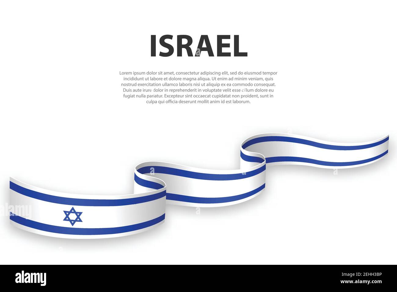 Wavy israeli flag hi-res stock photography and images - Alamy