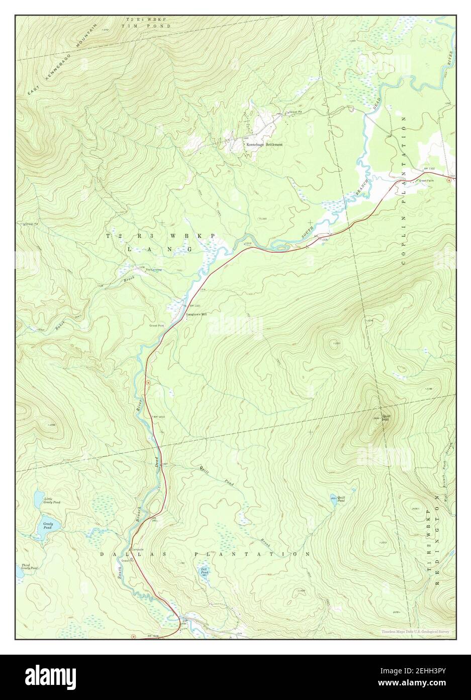 Quill Hill, Maine, map 1969, 1:24000, United States of America by ...