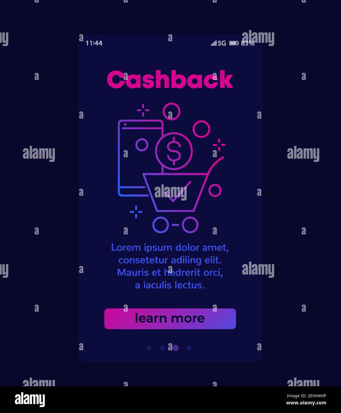 Cash back banner special offer hi-res stock photography and images - Alamy