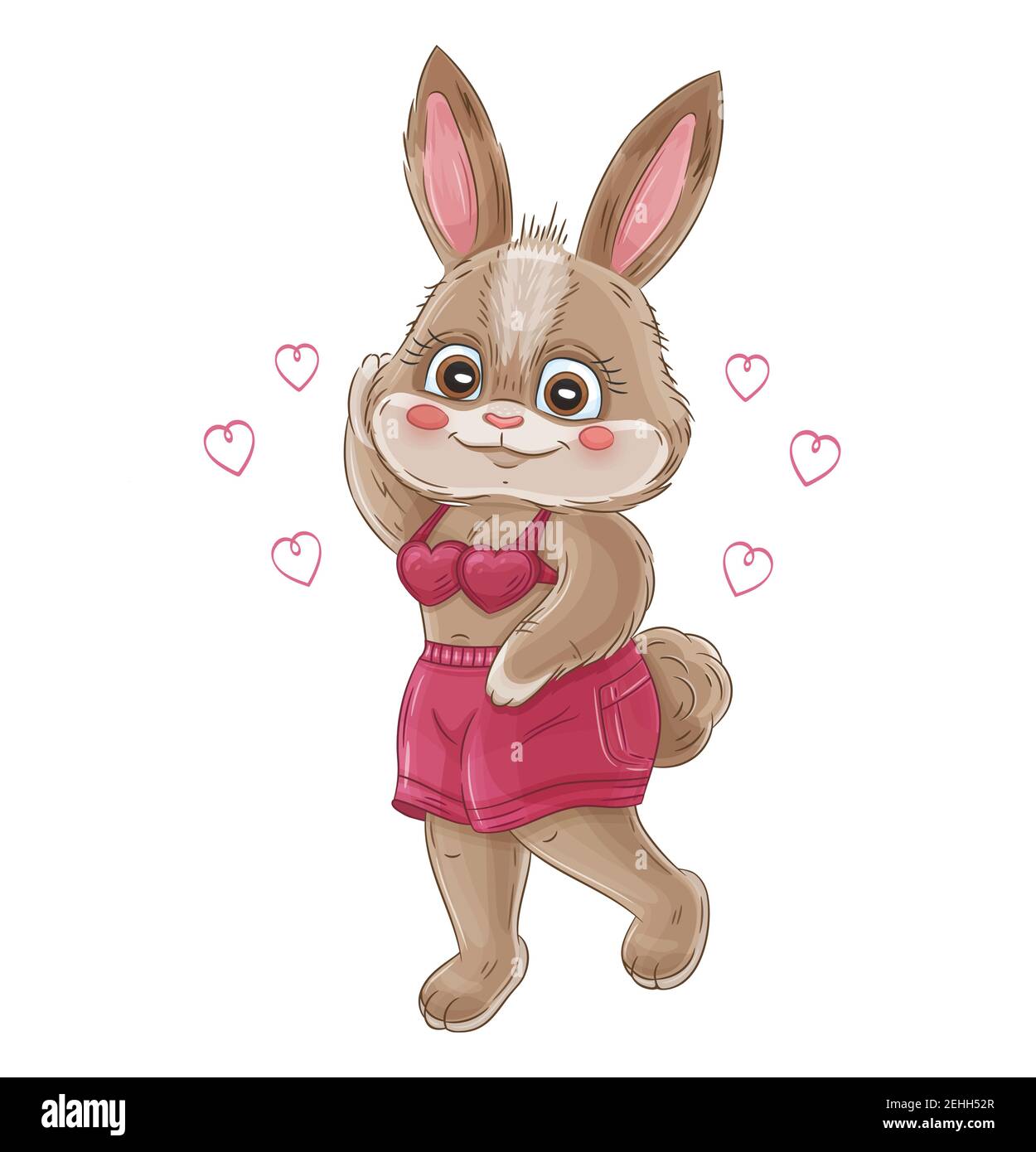 Cute hare Stock Vector Images - Alamy