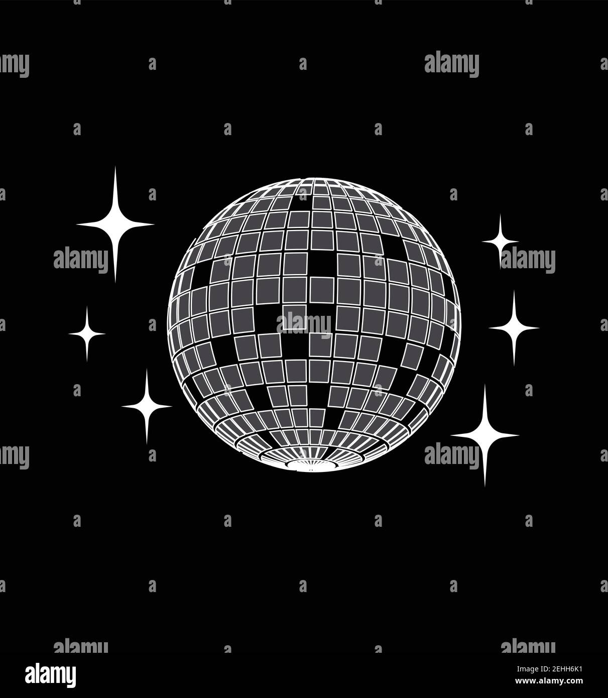 Disco ball Vector icon vector illustration Disco ball Vector icon ...