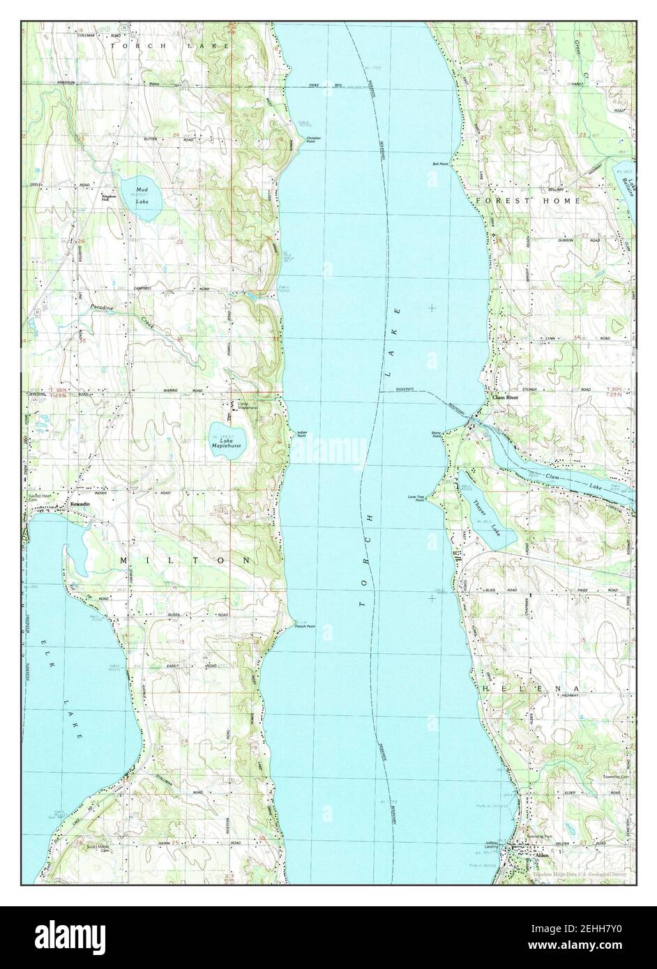 Alden, Michigan, map 1983, 1:24000, United States of America by ...