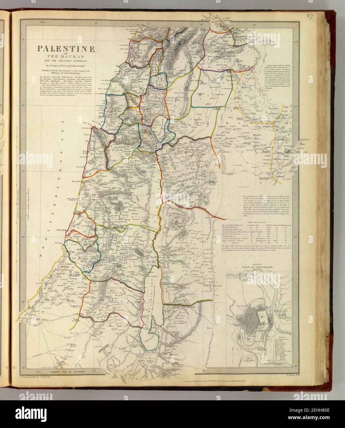 Palestine with the Hauran and the adjacent districts, William Hughes ...