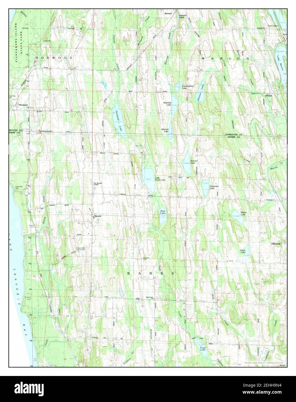 Map of atwood hi-res stock photography and images - Alamy