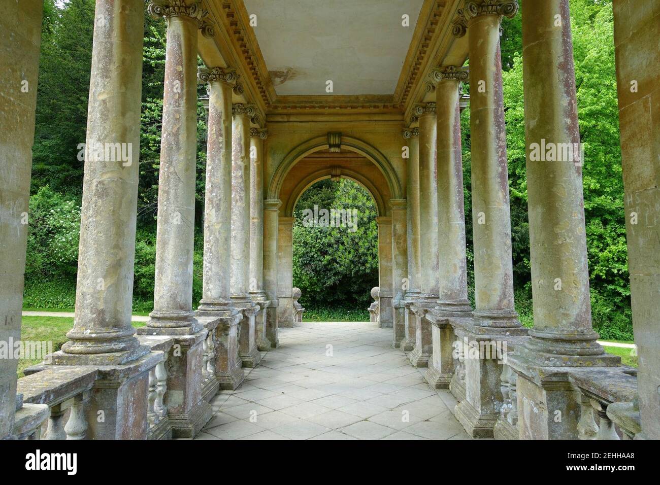 Palladian Bridge - Prior Park - Bath, England Stock Photo - Alamy