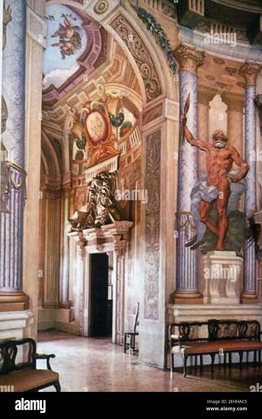 Palladio Rotonda interior Stock Photo - Alamy