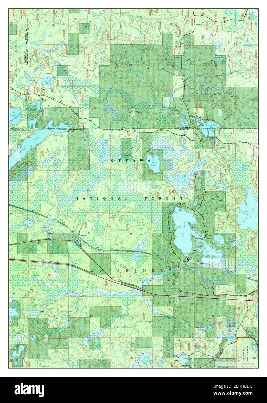 Map of beaton Cut Out Stock Images & Pictures - Alamy