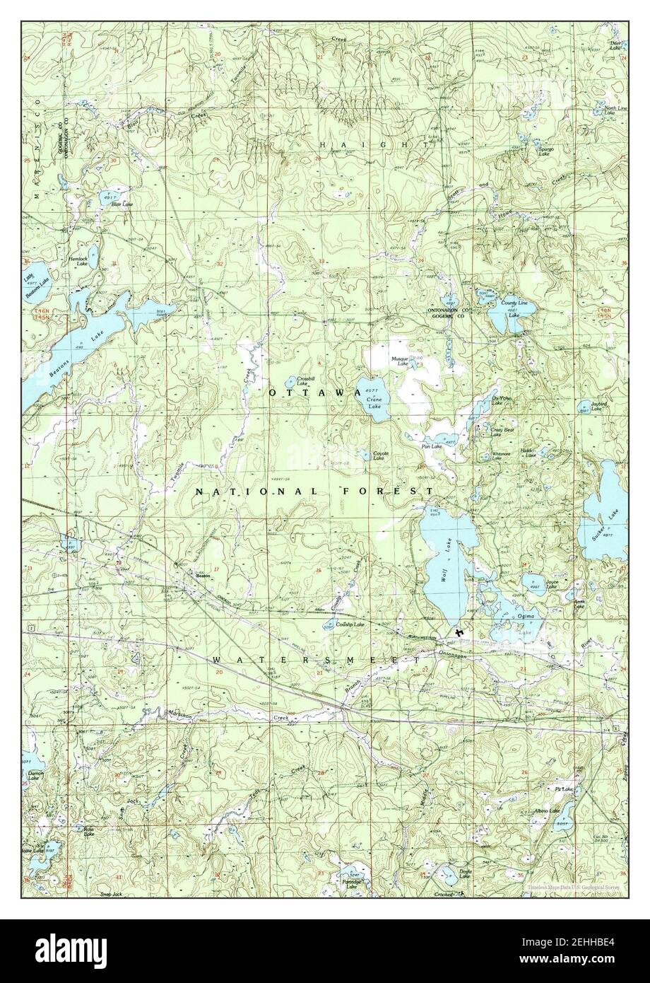 Map of beaton Cut Out Stock Images & Pictures - Alamy