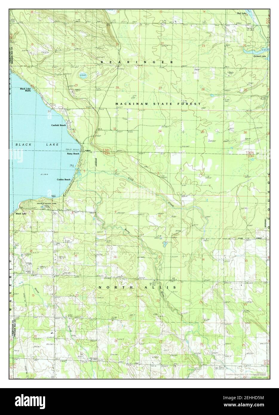 Black lake bluffs hi-res stock photography and images - Alamy