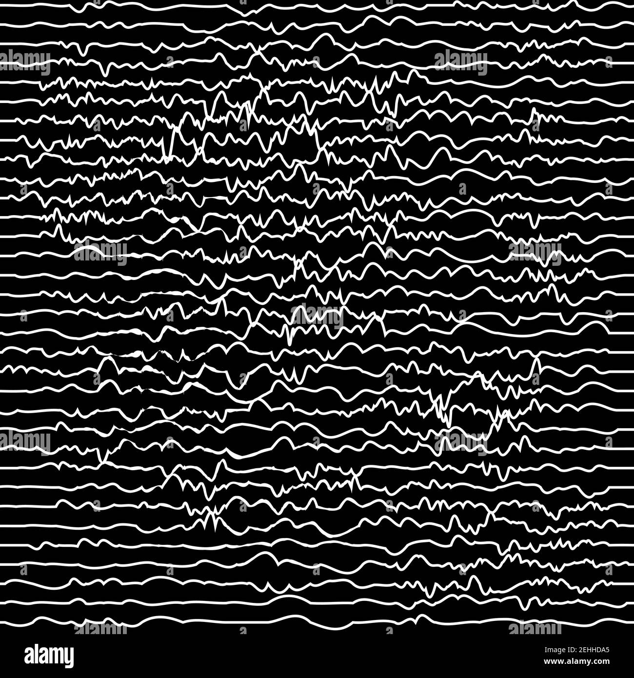 Curved white lines on dark, abstract geometric seamless pattern Stock ...