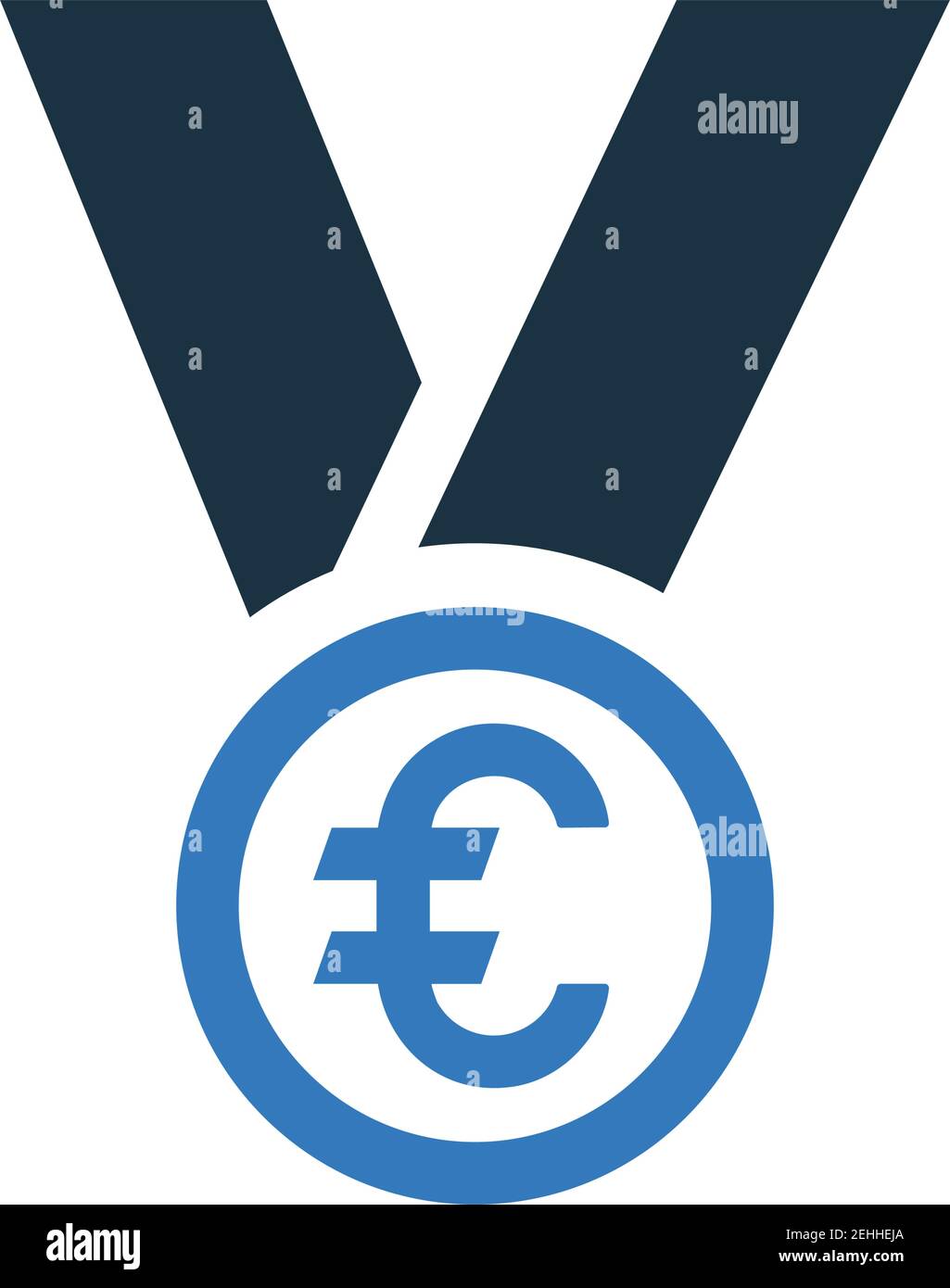 Euro medal icon. Beautiful design and fully editable vector for ...
