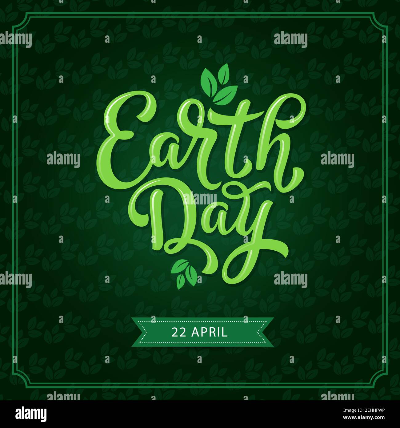 Earth Day poster for 22 April eco event celebration template. Earth Day ...