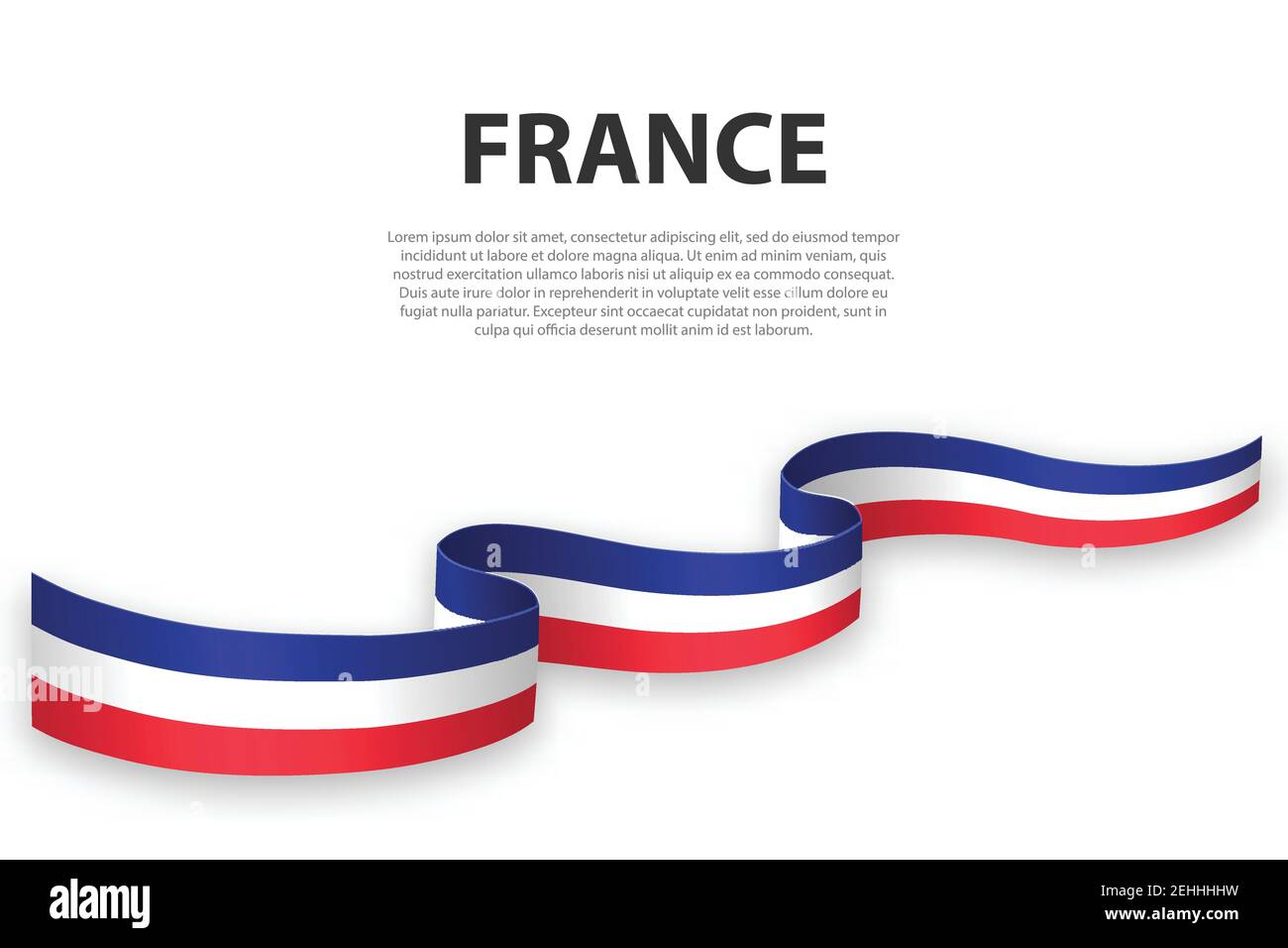French Flag Ribbon