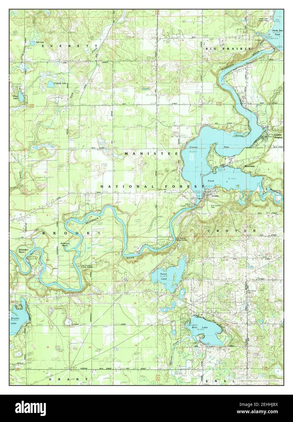 Croton map hi-res stock photography and images - Alamy