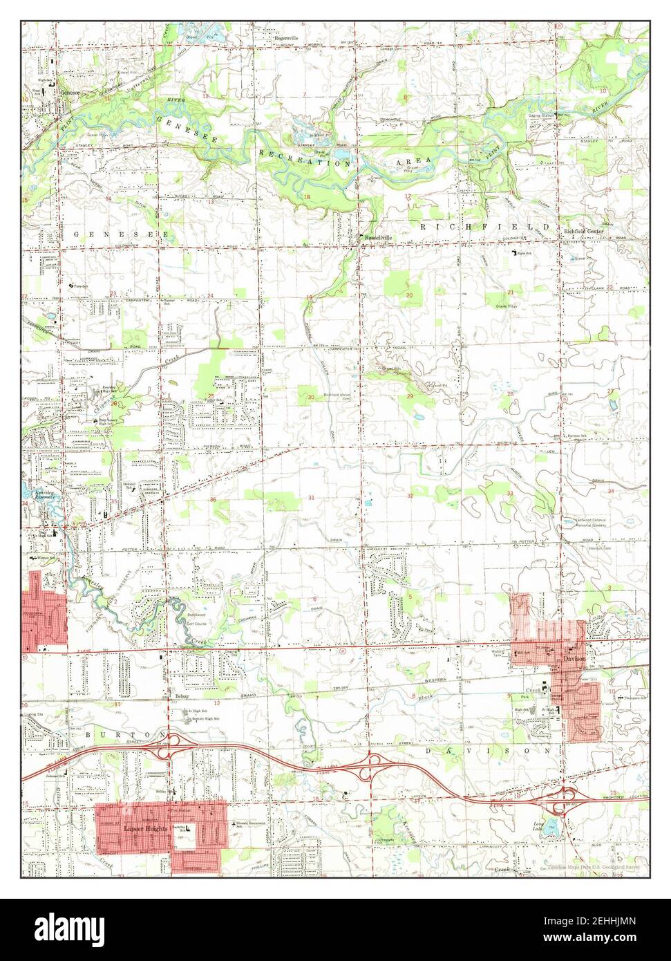 Map of davison hi-res stock photography and images - Alamy