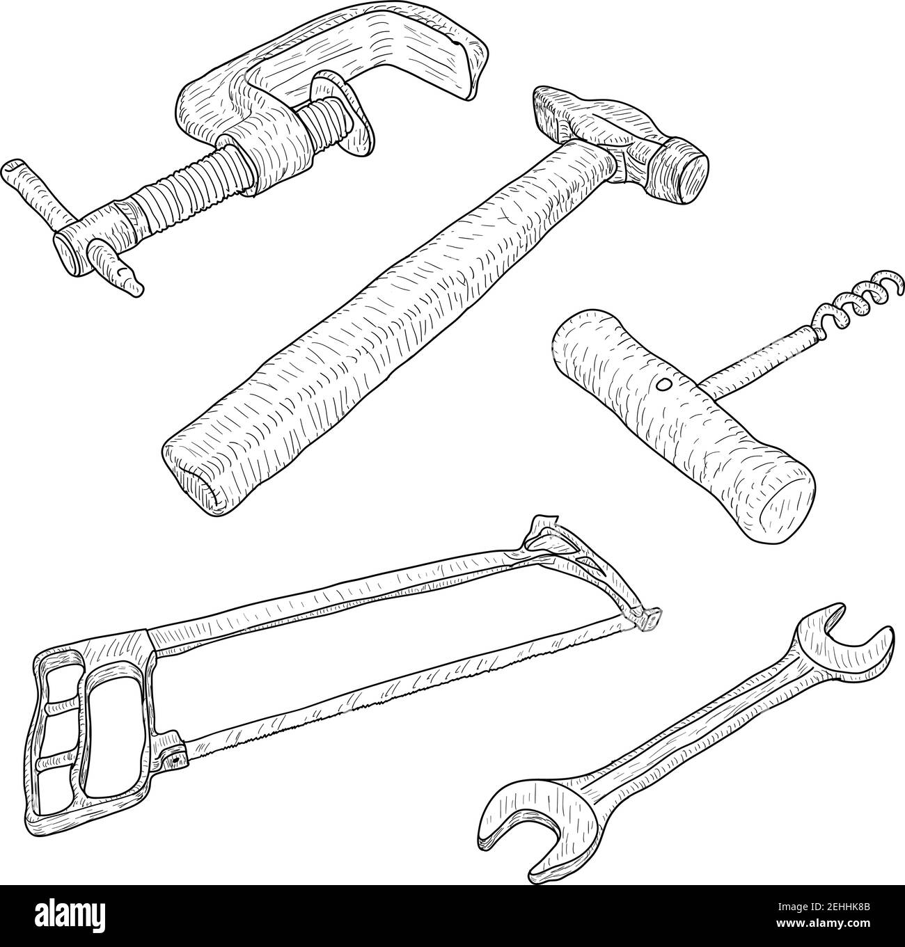 Man vice grip Black and White Stock Photos & Images - Alamy