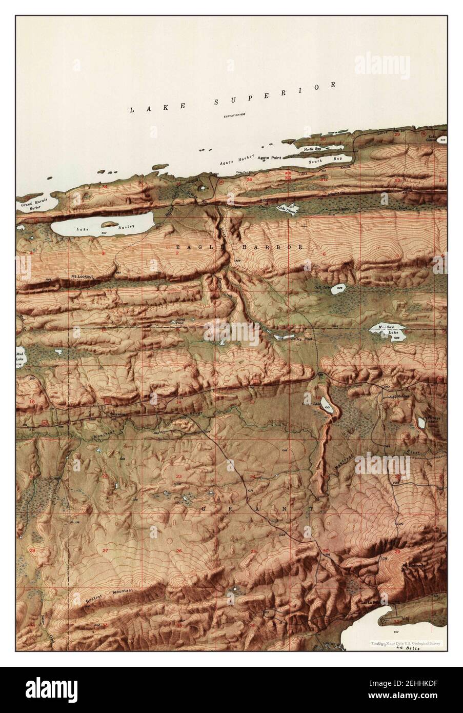 Delaware, Michigan, map 1949, 1:24000, United States of America by ...