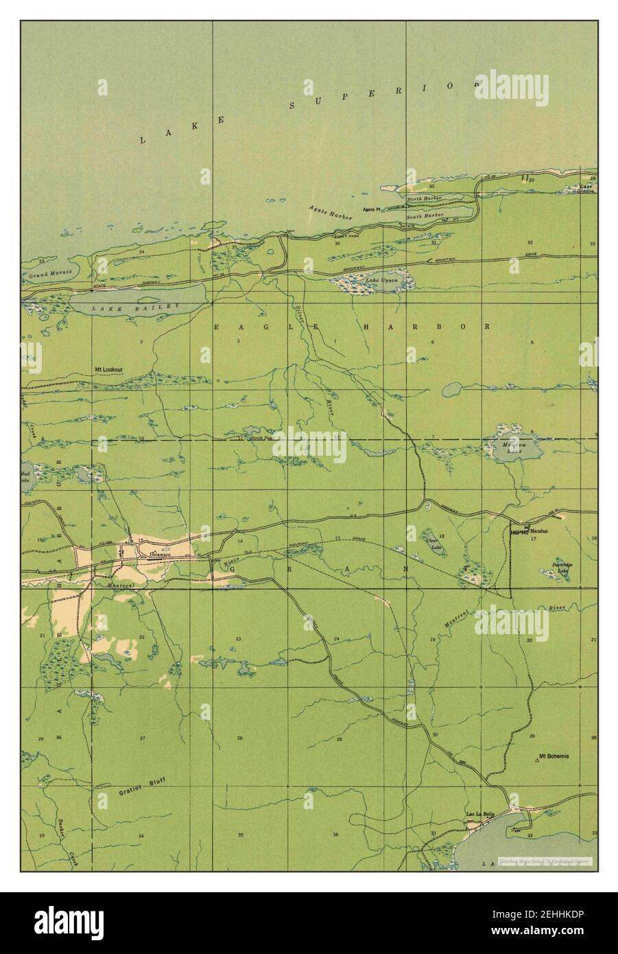 Delaware, Michigan, map 1939, 1:31680, United States of America by ...