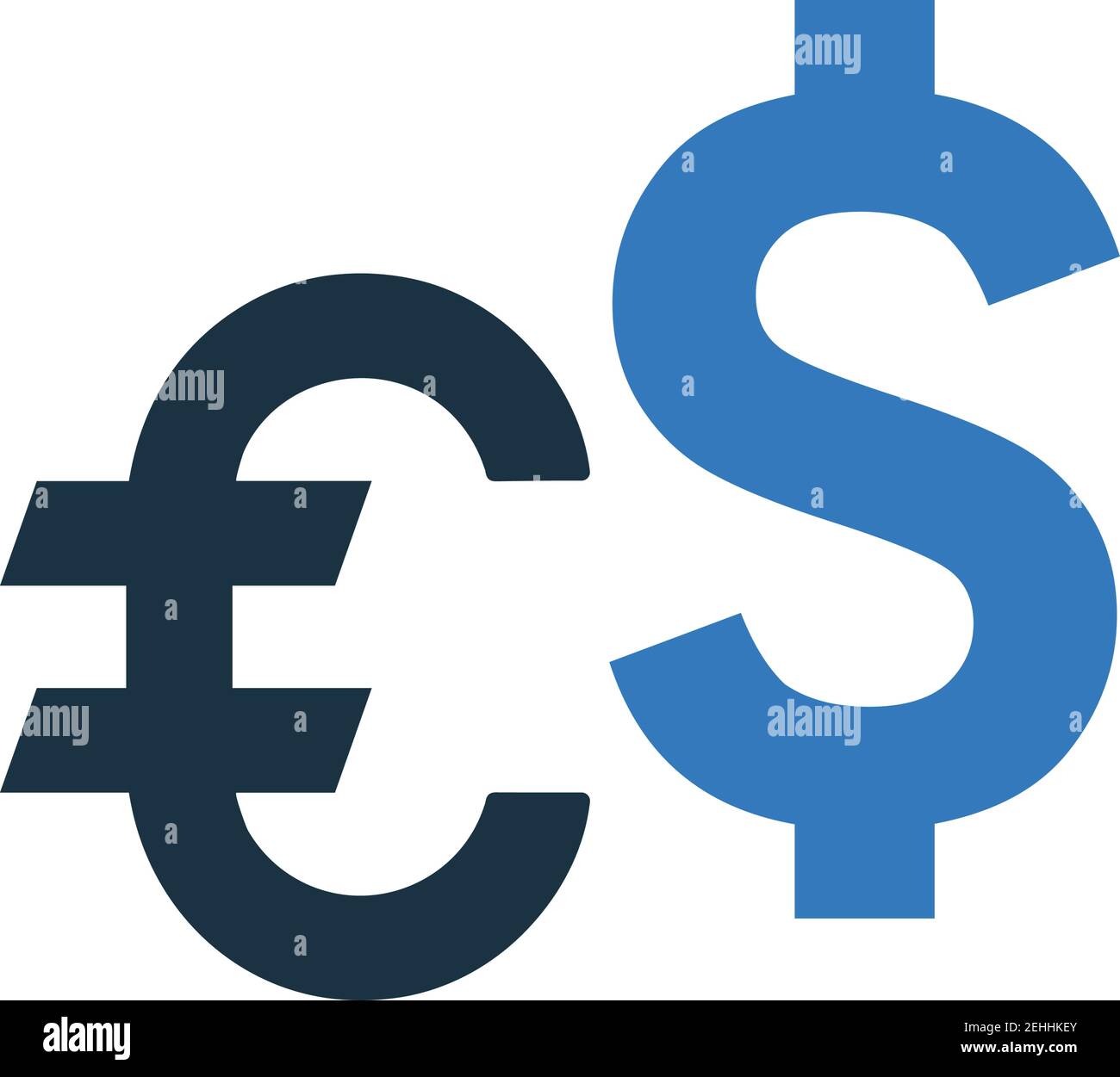 Euro, dollar, currency exchange icon. Beautiful design and fully ...